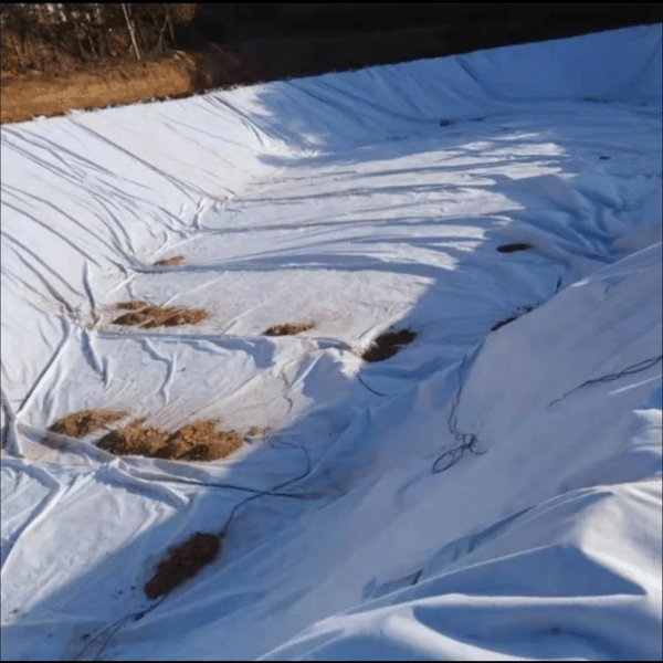 150/250/300/400 GSM PP/Pet Nonwoven Geotextile for Industrial Waste ...